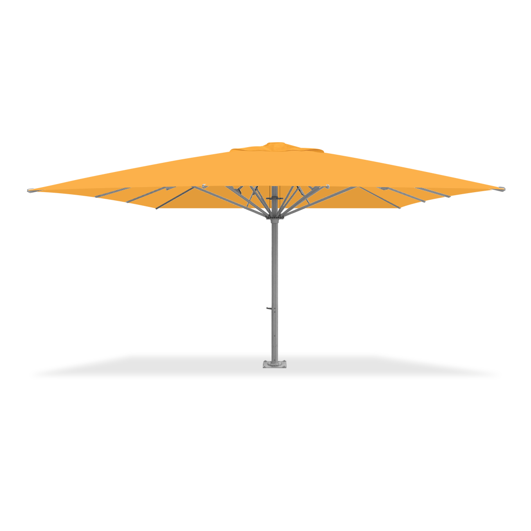 6m x 6m - X100 Series Commercial Market Umbrella - Flare Shade